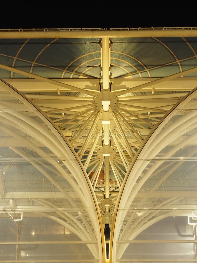 Symetry stock photo. Image of dome, lighting, building - 255685182