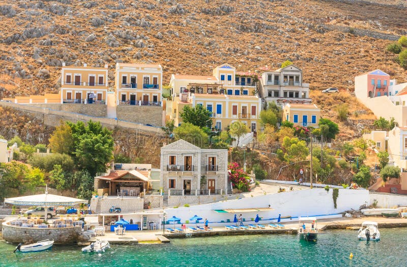 Symi Island. Greece editorial photography. Image of colorful - 51415322