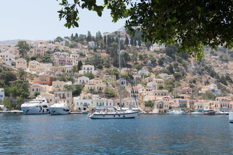 Symi / Simi Island editorial photography. Image of coastal - 76794882