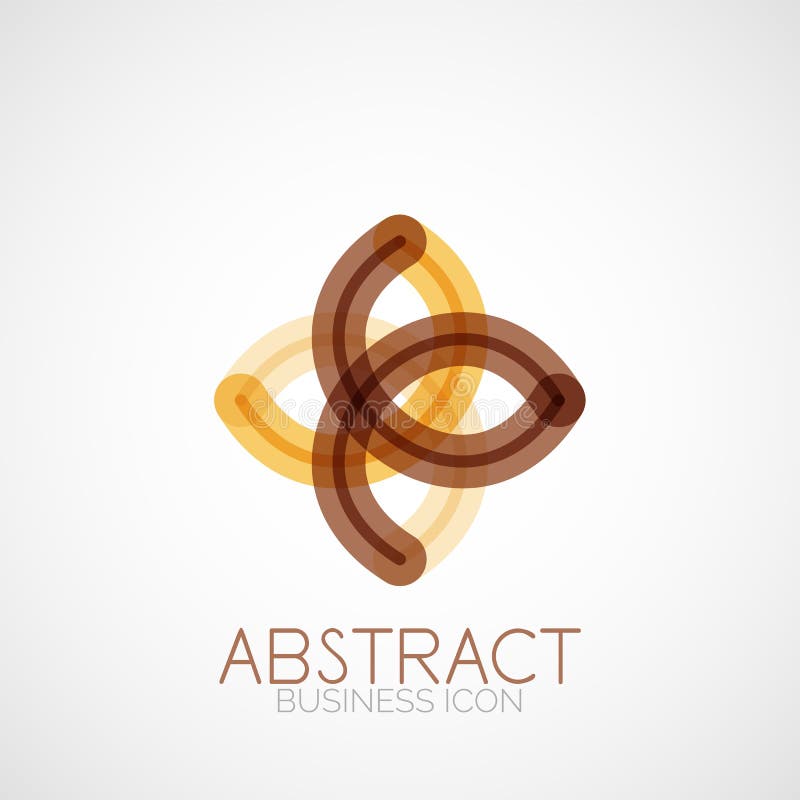 Symmetric Abstract Geometric Shape Stock Vector - Illustration of icon ...