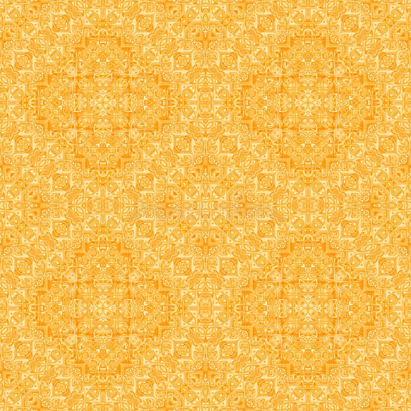 Symmetric Design - Seamless Pattern. Stock Illustration - Illustration ...