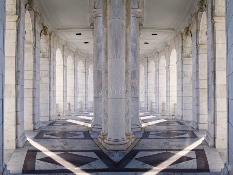 Symmetrical Architecture stock image. Image of stone, reflection - 3906829