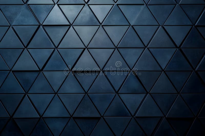 Symmetrical Arrangement of Triangular Concrete Blocks with Detailed ...