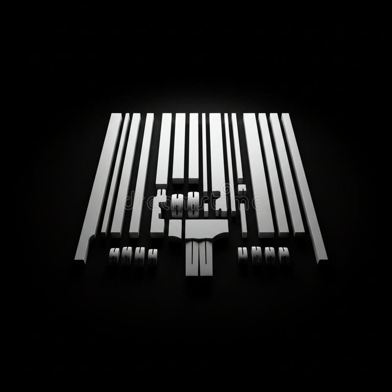 Symmetrical Arrangement of Various White Rectangular Objects and ...