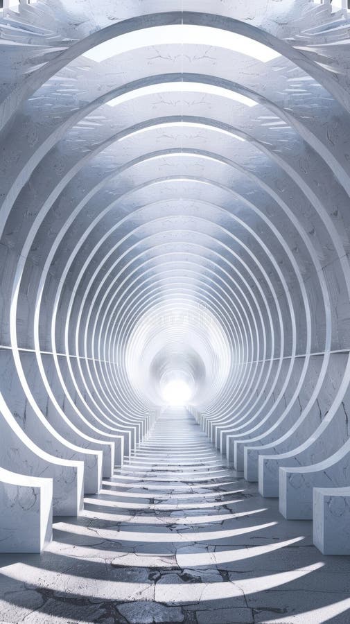 A Symmetrical Array of Perfectly Aligned Rings Creating a Sense of ...