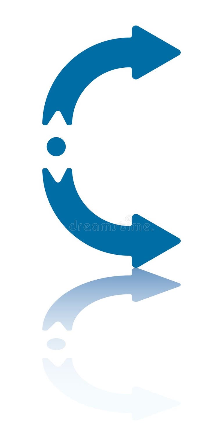 Symmetrical Curved Arrows Stock Illustrations – 39 Symmetrical Curved ...