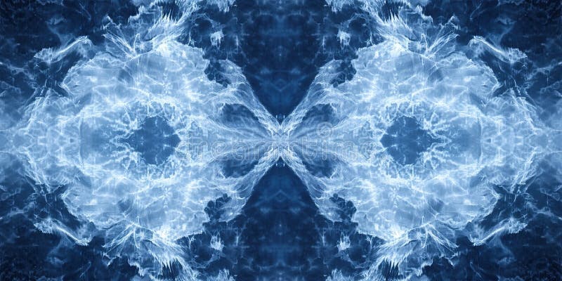 Symmetrical Blue Water Patterns Create a Mesmerizing Visual Effect ...
