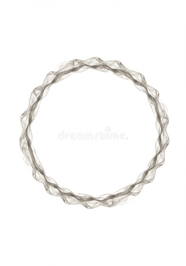 A Symmetrical Circle Composed of Overlapping, Translucent, Twisting ...