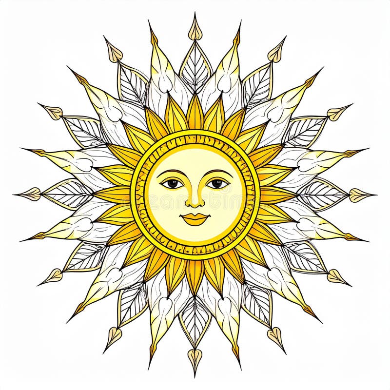 Mandala stock illustration. Illustration of features - 382288746