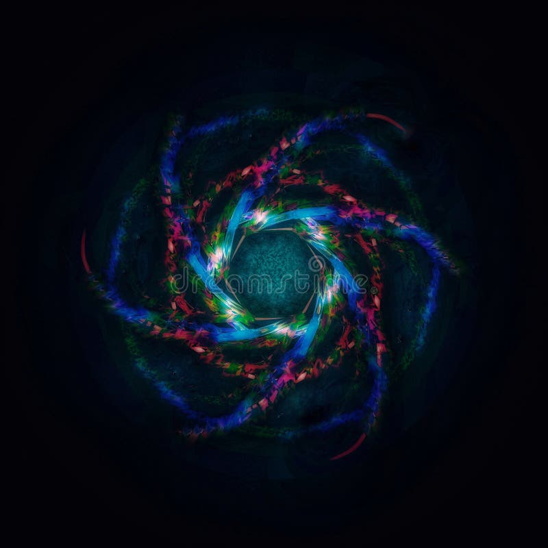 Swirl Pattern with a Dark Background Stock Illustration - Illustration ...