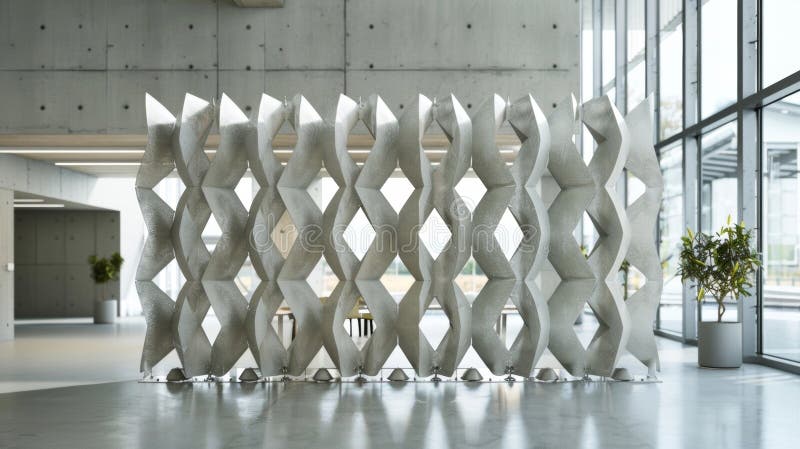 Symmetrical Diamondshaped Wall Dividers Creating a Balanced and ...