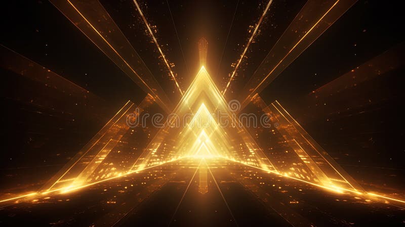 Symmetrical Energy Effect Arises in Background with Laser Rays Forming ...