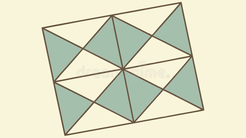 Symmetrical Geometric Triangle Pattern, Vector Design Generative AI ...