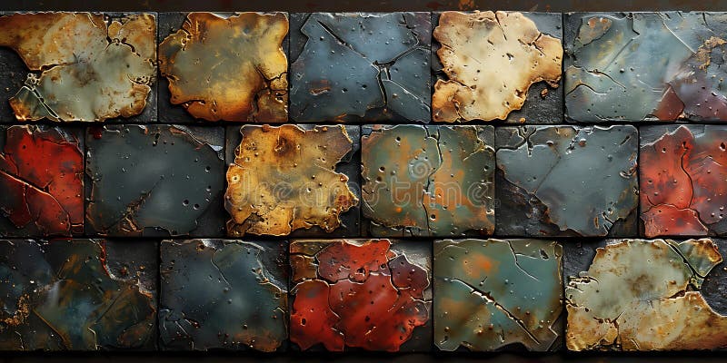 Symmetrical Glass Fiber Reinforcement: Rustic Relic Stock Illustration ...