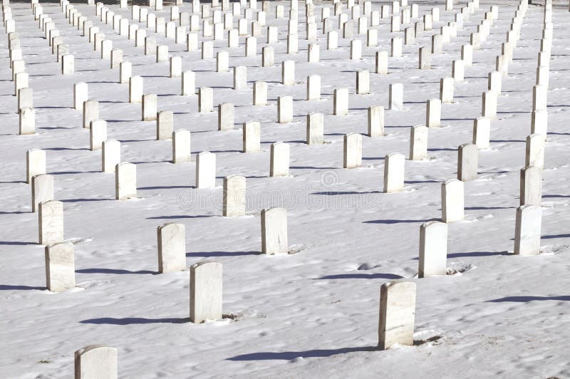 Xmas Wreaths in Arlington Cemetery Editorial Stock Image - Image of ...