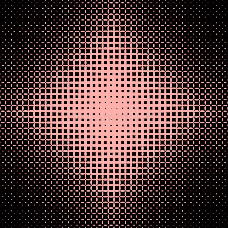Symmetrical Halftone Ellipse Grid Pattern Background - Vector Graphic ...