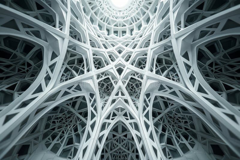 Symmetrical Intricate Shapes Stock Illustration - Illustration of ...