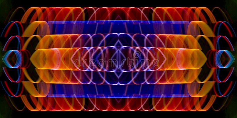 Symmetrical Pattern Design of Circles Stock Photo - Image of pattern ...