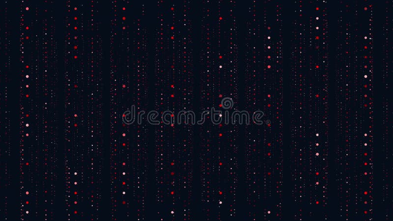 Symmetrical Grid of Blue Dots on Black Background Stock Video - Video ...