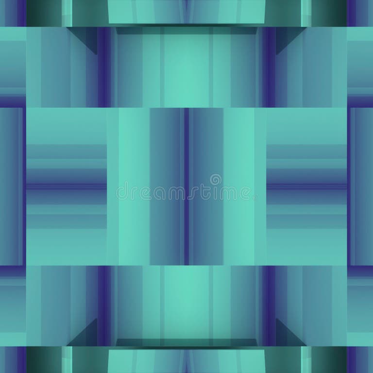 Symmetrical Pattern of Squares and Rectangles, Digital Art. 3d ...