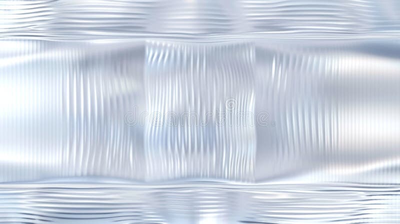 Symmetrical Reflective Wavy Glass Texture Stock Illustration ...