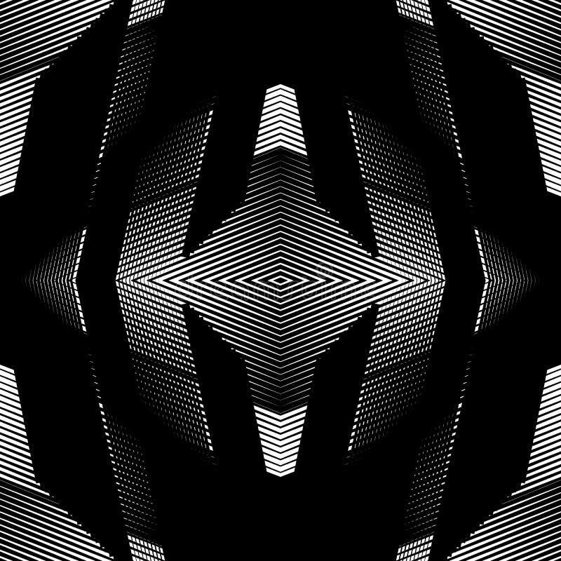 Symmetrical Repeatable Mesh, Grid Background with Mirrored Geometry ...