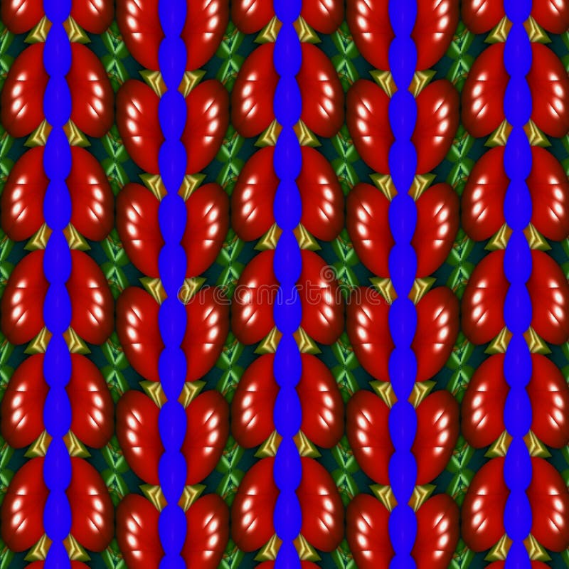 Symmetrical Repeating Colorful Patterns. Stock Illustration ...