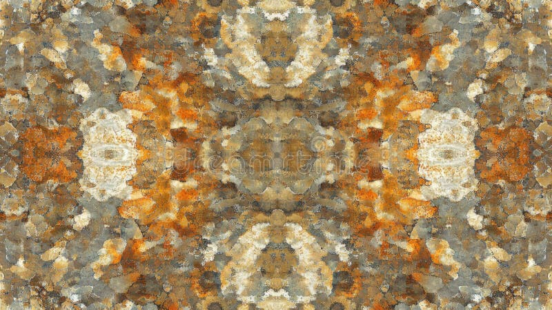 Symmetrical Rusty Metal Texture Background Stock Illustration ...