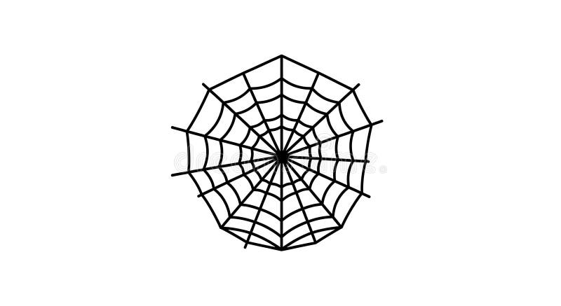 Simple Symmetrical Spider Web Stock Illustrations – 107 Simple ...