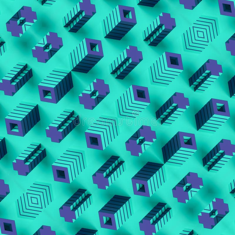Symmetrical Structure of Alternating Crosses and Hollow Squares Rising ...