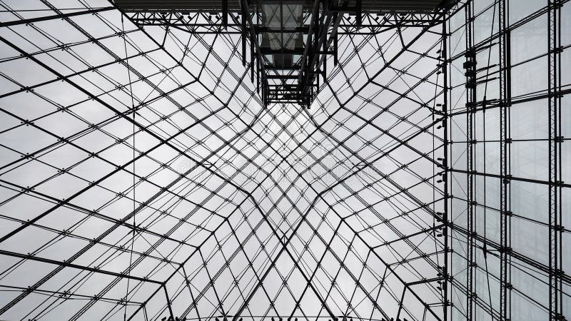 Symmetrical structure stock image. Image of grid, space - 81074817