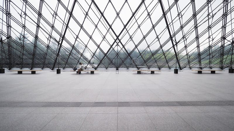 Symmetrical structure stock image. Image of architectural - 81075299