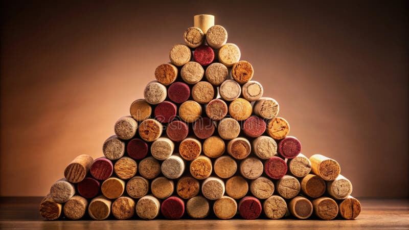 Pyramid Wine Corks Stock Illustrations – 2 Pyramid Wine Corks Stock ...