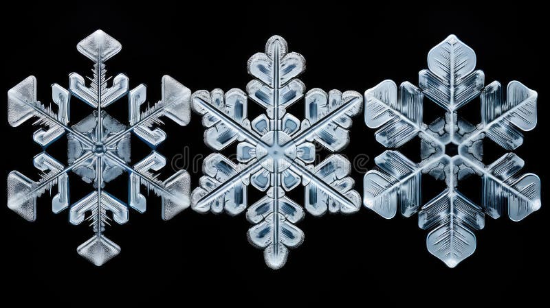 Symmetrical Water Molecules Stock Illustration - Illustration of ...