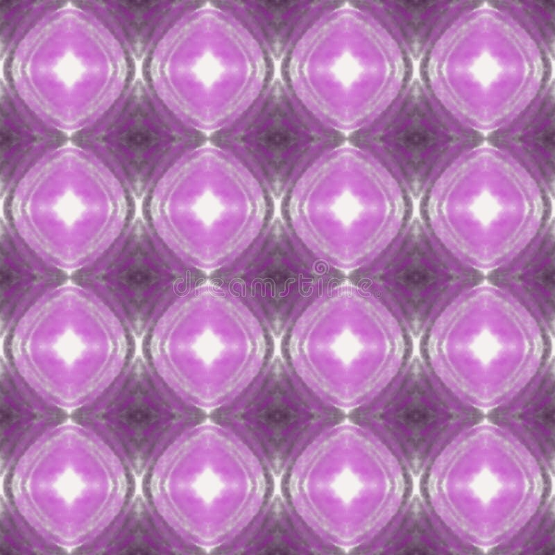 Symmetrical Watercolor Pattern Featuring Purple Diamond Shapes with ...