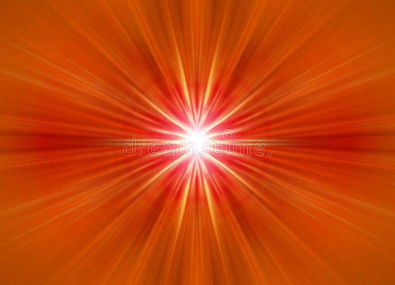 Symmetrische Orange Strahlen Stockbild - Bild von unschärfe, weich: 7252331
