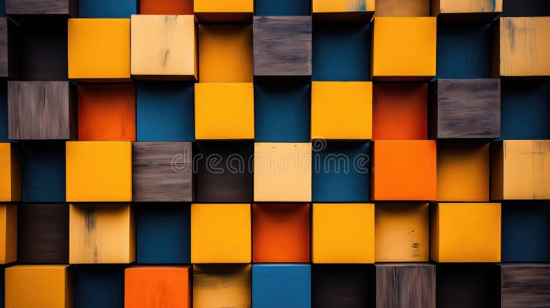 Symmetry abstract box stock illustration. Illustration of dimension ...