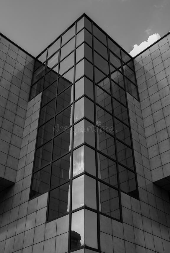 Symmetrical building stock image. Image of skyscraper - 187745071