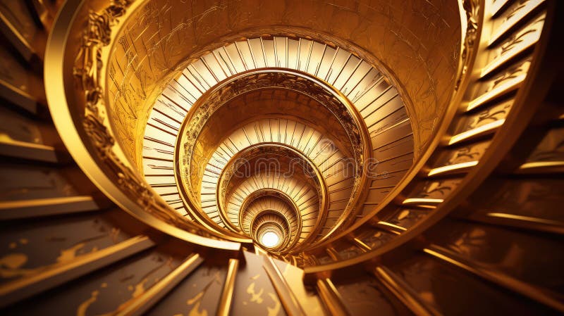 Symmetry Geometry Sacred Gold Stock Illustration - Illustration of ...