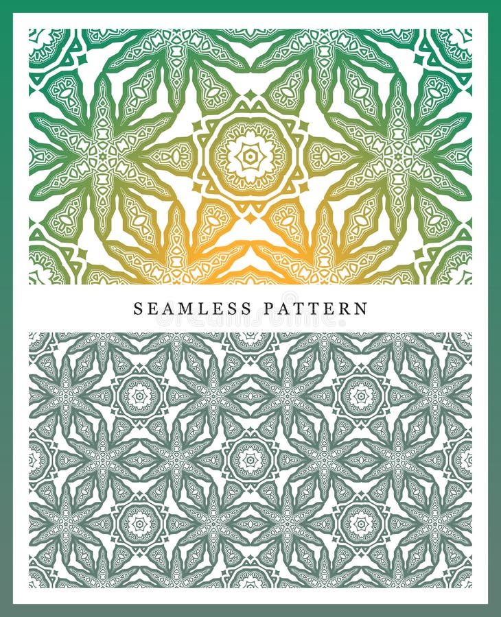 Symmetry seamless pattern stock illustration. Illustration of graphic ...