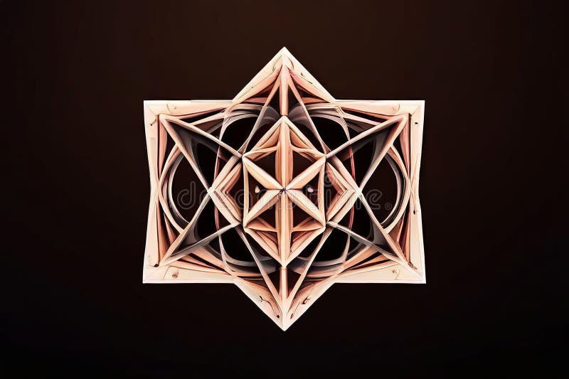 Symmetry of a Square a Mathematical Concept Representing a Squar Stock ...