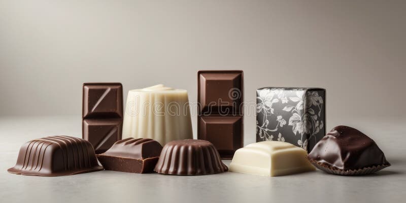A Symphony of Chocolate Smooth and Creamy Perfection Stock Image ...