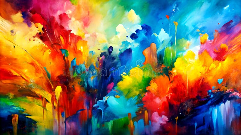 A Symphony of Color: an Acrylic Painting Explores the Energy and ... A Symphony of Color: an Acrylic Painting Explores the Energy and ...