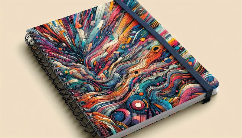 A Symphony of Color and Chaos Stock Illustration - Illustration of bold ...