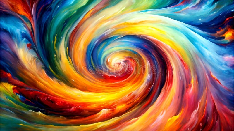 A Symphony of Colors in Abstract Expressionism Generative AI Deep Art ...