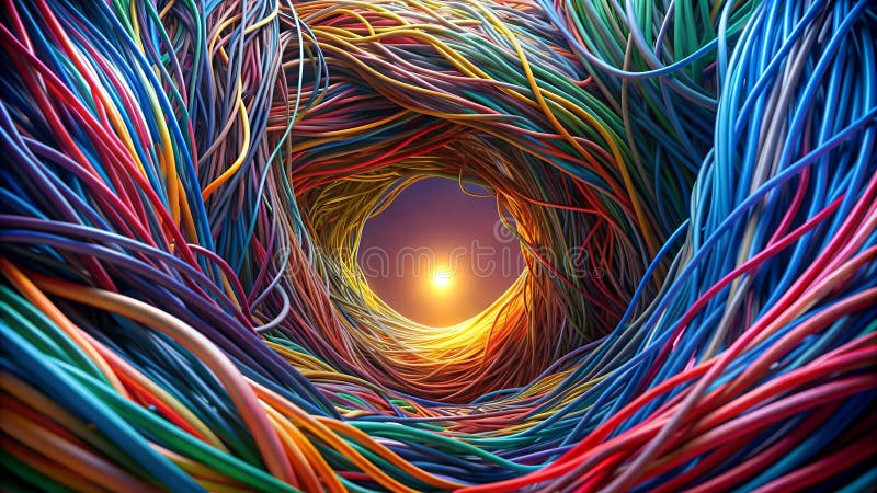 Symphony of Colors an Abstract Tapestry of Wired Dreams Generative AI ...
