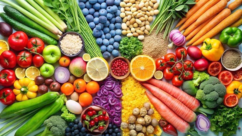 A Symphony of Colors a Colorful Diet Plan Visualization AI Generated ...