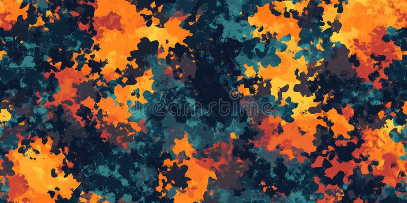 A Symphony of Fire and Shadow: a Dance of Opposites Stock Illustration ...