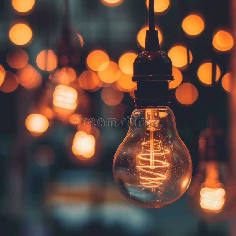 A Symphony of Flickering Lights Portraying the Essence of ...