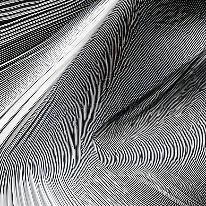 A Symphony of Flowing Lines and Curves, Creating a Harmonious and ...